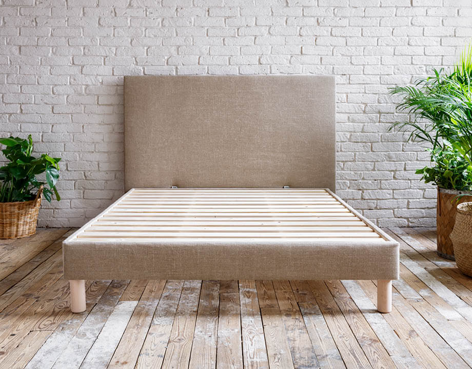 Le sommier tapissier Kipli en lin & bois massif | Fabrication 100% ...